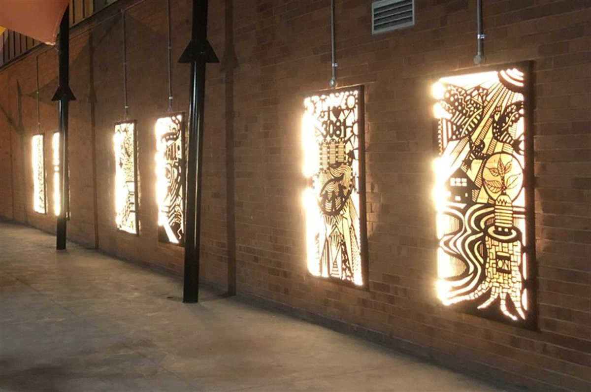 3081 neighbourhood panels on Bell St Mall | Banyule Council